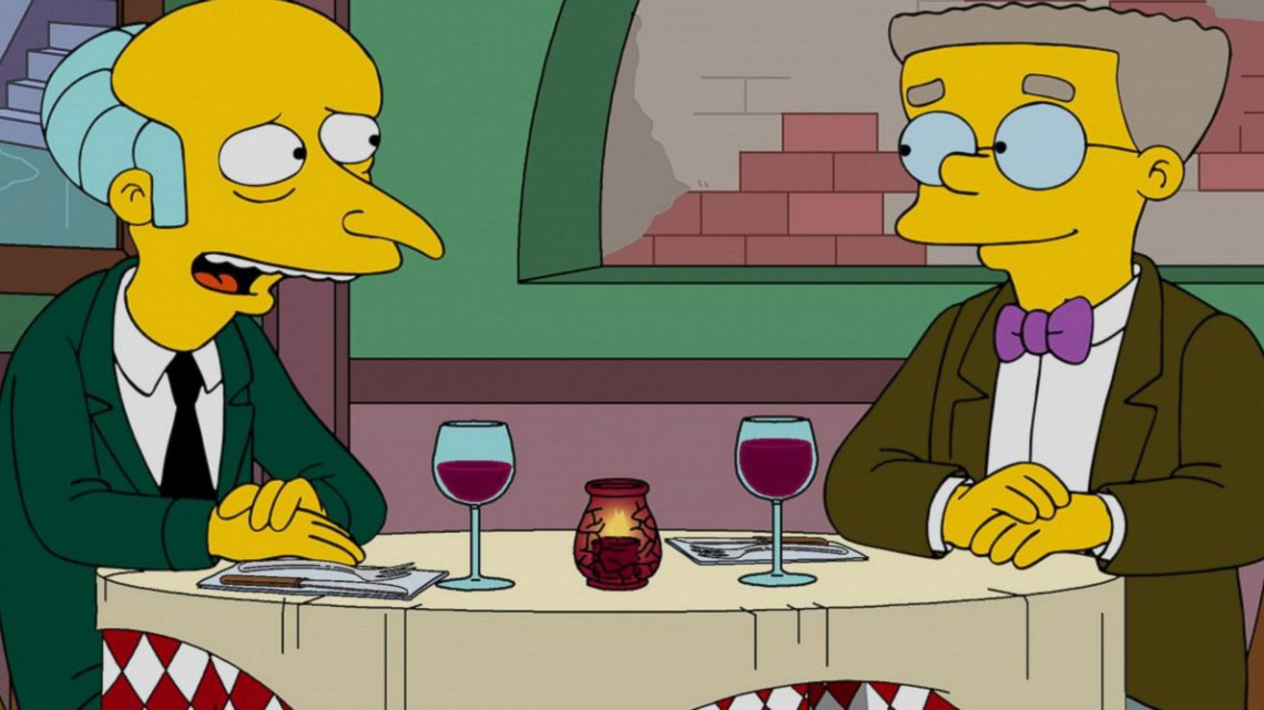 The Simpsons praised for Mr Smithers' understated coming out episode ...