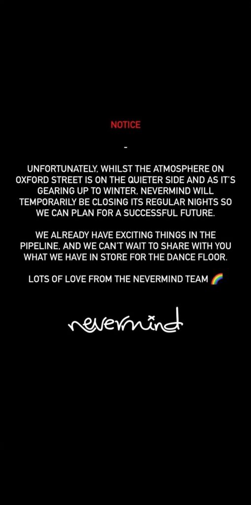 Nevermind Nightclub Closes 'Temporarily' After Only Been Open For 62 Days - Star Observer